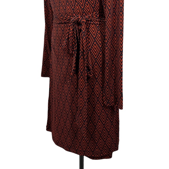 Banana Republic | Dresses | Nwt Banana Republic Orange Black Pattern ...